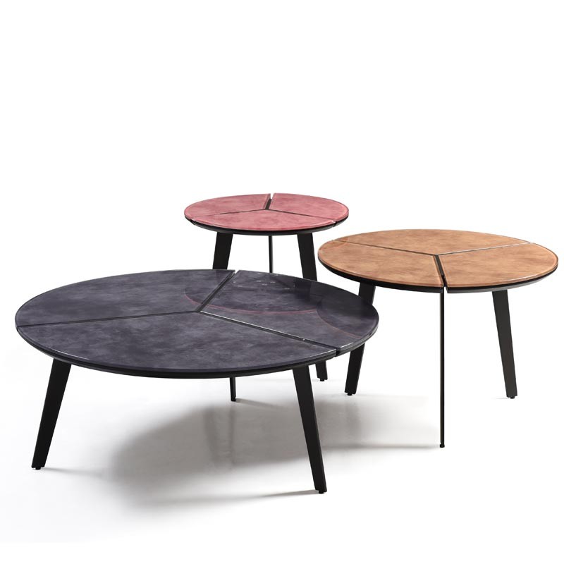 Table basse petite PASEO Un design sérigraphié tranché - mobilier ...