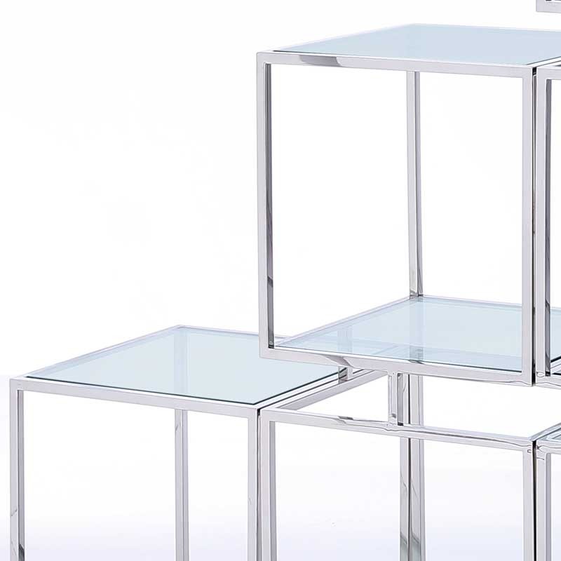 Etagère MODULO 1 pièce Modularité et brillance de l'inox