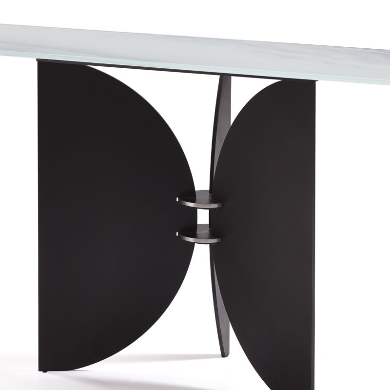 Console ZEN Design demie lune - mobilier contemporain