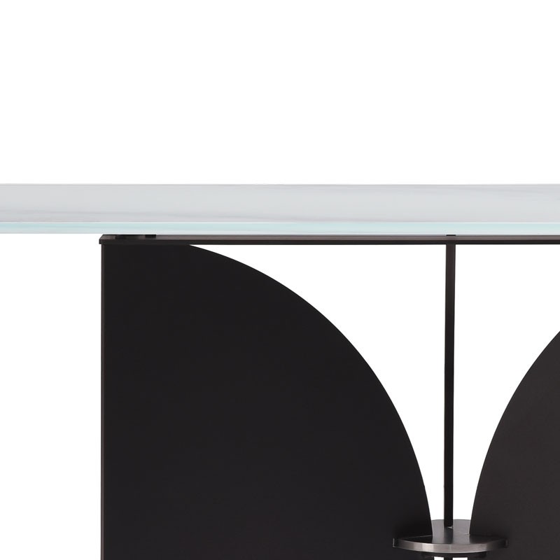 Console ZEN Design demie lune - mobilier contemporain