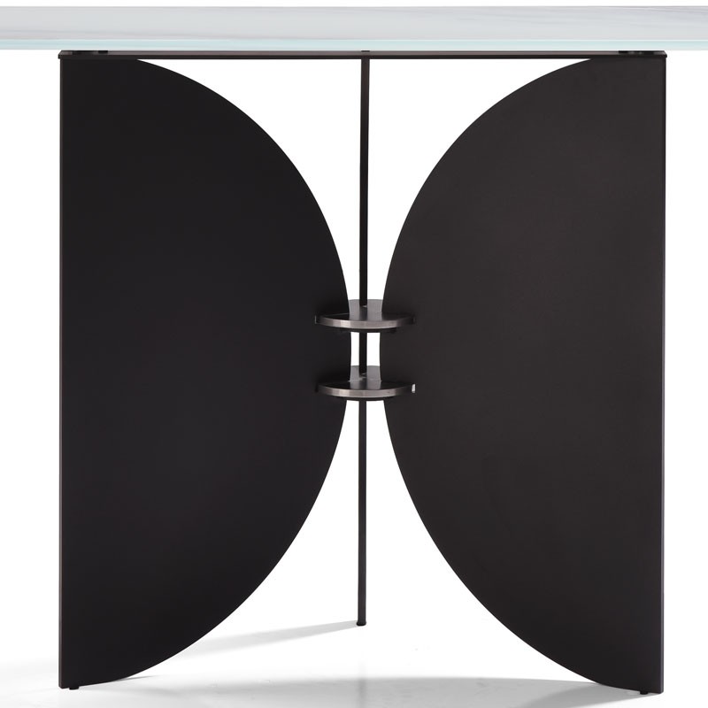 Console ZEN Design demie lune - mobilier contemporain
